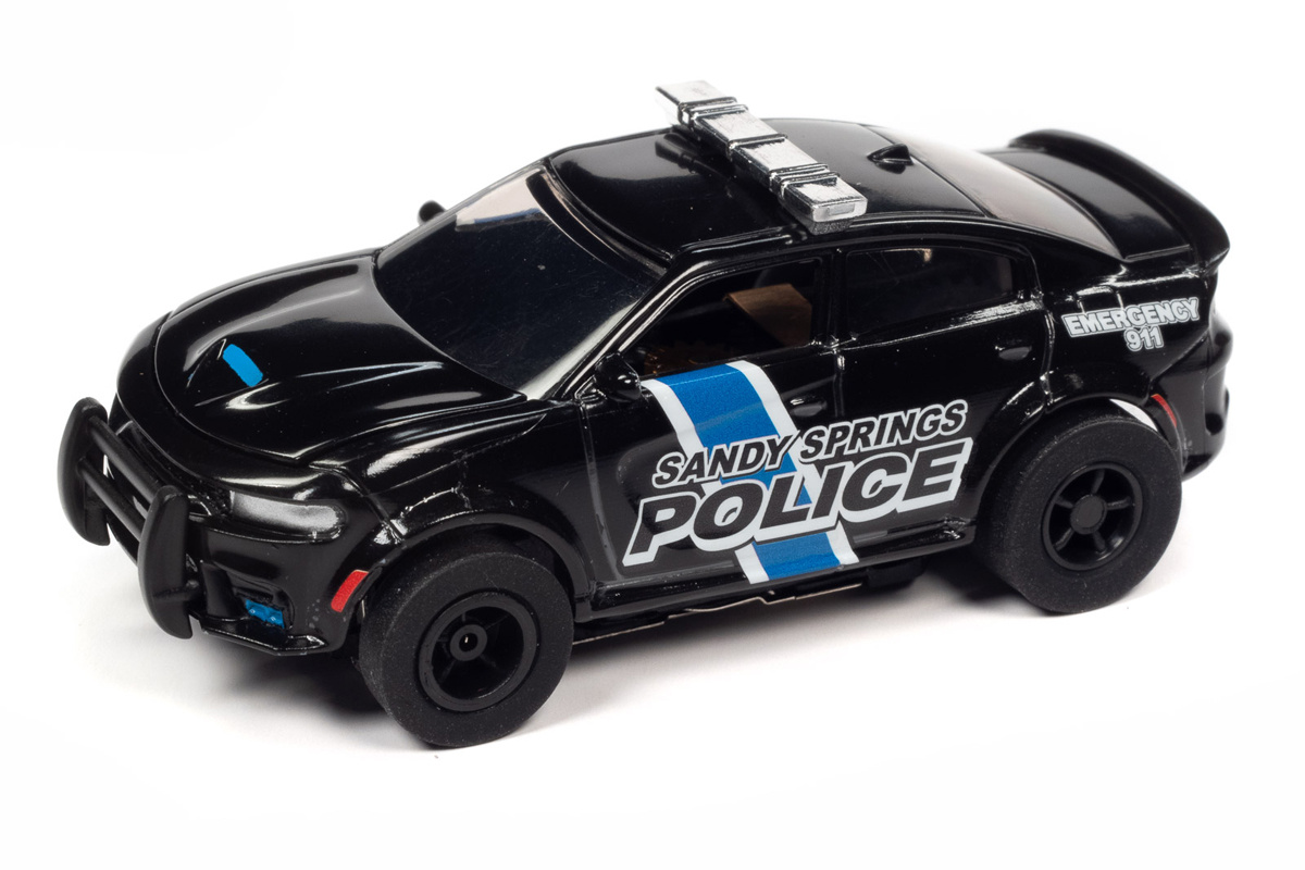 AutoWorld 2021 Dodge Charger SRT Sandy Springs Police schwarz 1/64