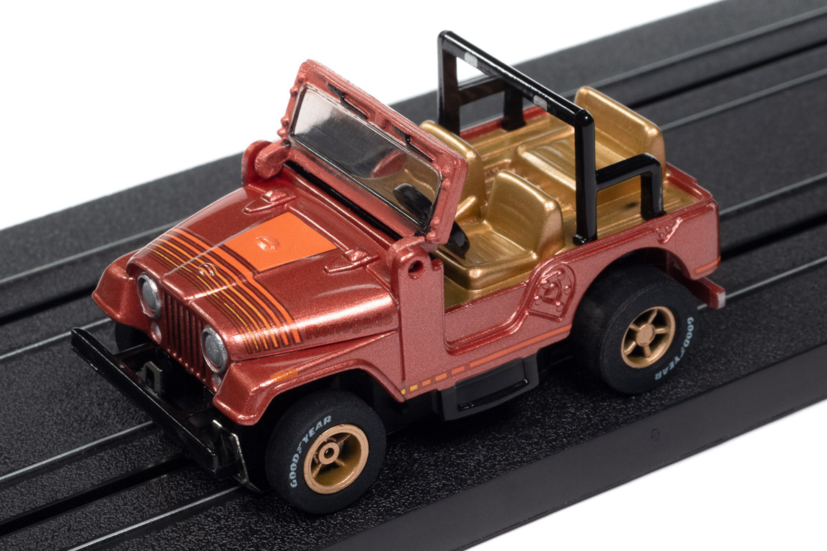 AutoWorld 1979 Jeep CJ-7 red/orange X-Traction Ultra-G 1/64