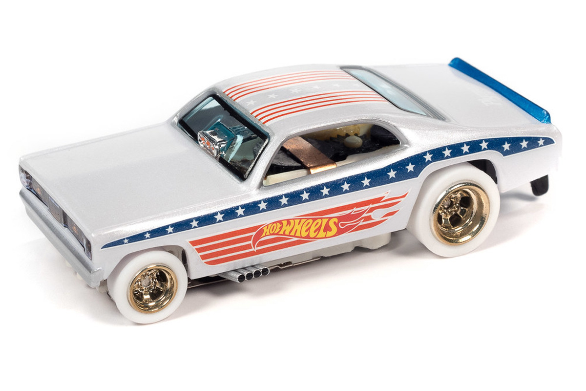 AutoWorld 1970 Plymouth Duster Funny Car IWHEELS 4-Gear Chassis 1/64 ...