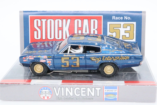 American Muscle Car 1966 Nascar blue-metallic Bud Moore no53