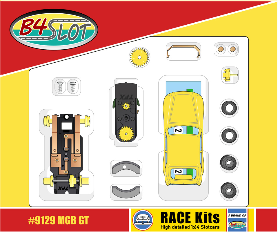 Race Kits MGB GT gelb, 69,90